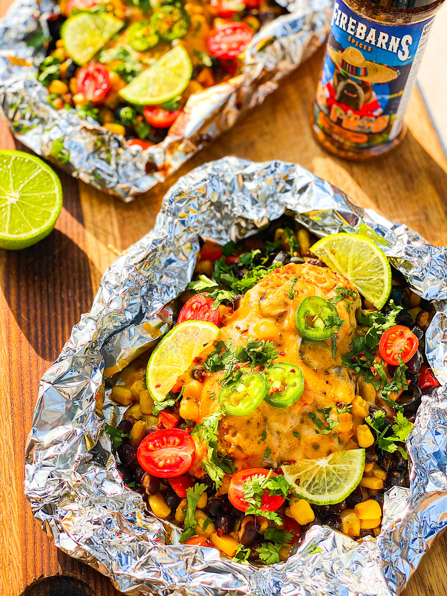 CHICKEN SANTA FE STYLE CAMPING – Les sauces Firebarns