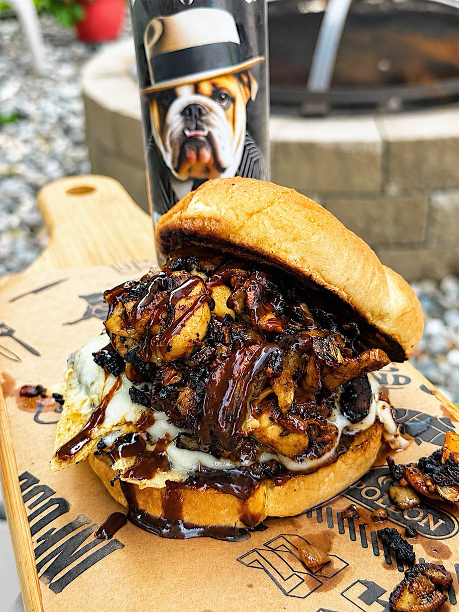 Double Smash Burger Bacon, Champignons & Suisse sur la Plancha – Les ...