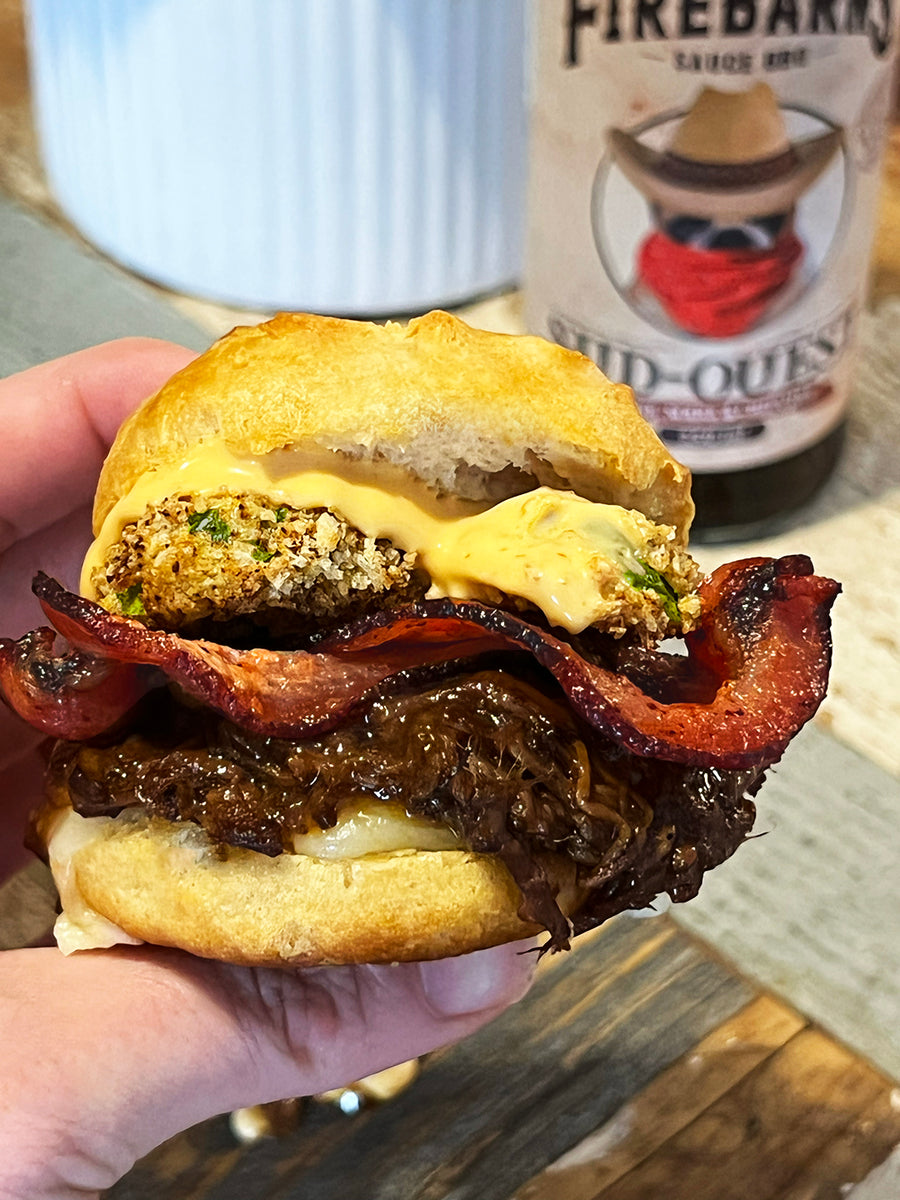 Southwest Mini-Burgers – Les sauces Firebarns